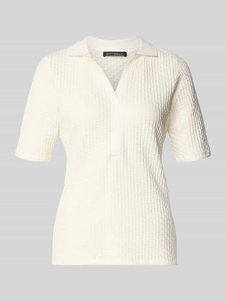Betty Barclay Regular Fit Poloshirt mit V-Ausschnitt