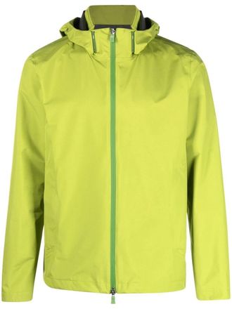 Herno veste zipp&eacute;e &agrave; capuche - Vert
