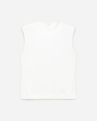 Arket Geripptes Tanktop -Wei&szlig;