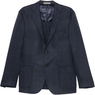 Corneliani Homme, Vestes, Bleu, Taille: 3XL Veste crois&eacute;e