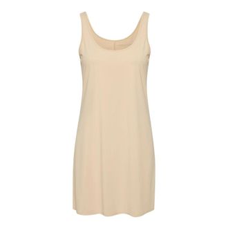 Karen by Simonsen Weiches Nude Inneres Kleid A-Linie Stil - - Dresses - Damen - Beige - L