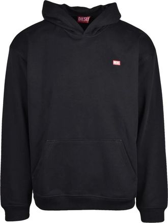 Diesel Homme, Sweatshirts et sweats &agrave; capuche, Noir, Taille: M SweaT-shirt &agrave; capuche