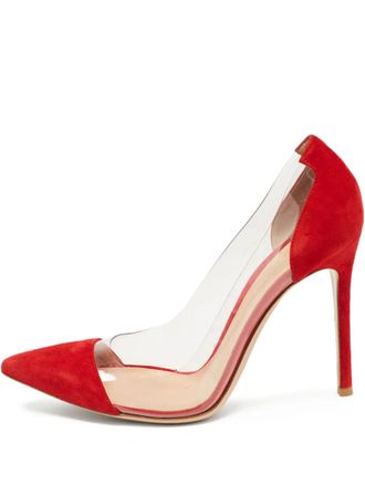 Gianvito Rossi escarpins pre-owned 110 mm en daim - Rouge