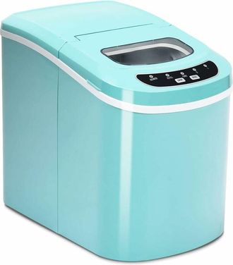 Costway Costway - Machine &agrave; Gla&ccedil;ons 12KG/24H 9 Gla&ccedil;ons par 6-13 Min avec R&eacute;servoir 2,2 l Bac &agrave; Glace de 0,7 kg avec Pelle &agrave; Glace pour Maison Bleu Vert