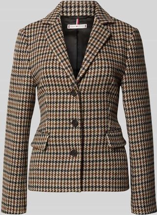Tommy Hilfiger Shaped Fit Blazer aus reiner Wolle