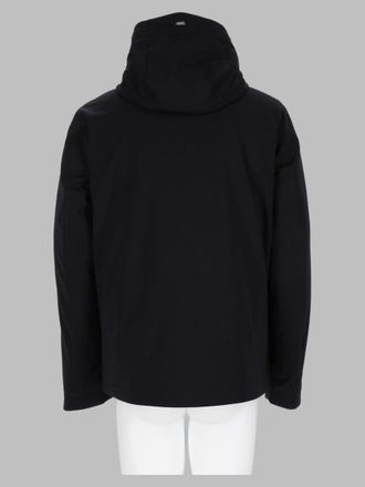 Herno Hooded Technical Jacket - Black