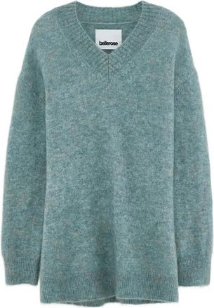 Bellerose pull Auris à col v - Bleu