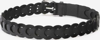 Isabel Marant Ceinture Edena - Femme - Noir Et Argent&eacute; - Taille 75 - Isabel Marant
