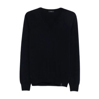 Fay Homme, Pulls, Bleu, Taille: L V-neck Tricots