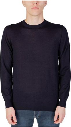 Liu Jo Homme, Sweatshirts et sweats à capuche, Bleu, Taille: XS T-shirt bleu en jersey de coton