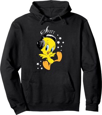 Looney Tunes Kinder Tweety Kopfhörer Pullover Hoodie