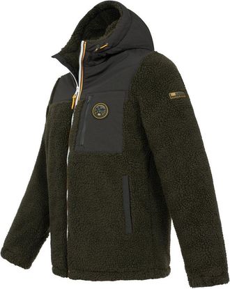 Geographical Norway Fleecejacke Herren Herbst Winter Jacke Teddy fleece Outdoor &Uuml;bergangs funktional