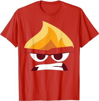 Disney Pixar Inside Out Angry Face Halloween Graphic T-Shirt T-Shirt