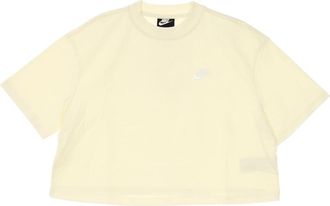 Nike Sport-Top mit kurzen &Auml;rmeln - - Sport - Damen - Beige - L