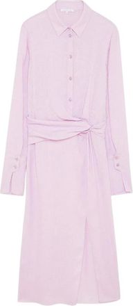Patrizia Pepe Femme, Robes, Violet, Taille: 38 FR Robe chemise