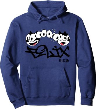 Felix The Cat Felix The Cat Eyes Pullover Hoodie