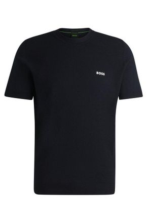 HUGO BOSS Rundhalspullover Momentum Lite T24 mit Strukturmix