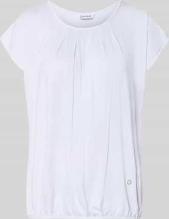 Zabaione Relaxed Fit T-Shirt aus Viskose-Mix Modell Minou