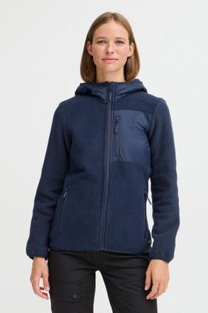 North Bend Fleecejacke NBMattea W Sportliche Fleecejacke mit Kapuze