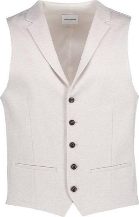 Roy Robson Herren Weste beige meliert