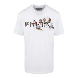 Philipp Plein Hawaii T-Shirt - - Tops - Herren - Wei&szlig; - XL