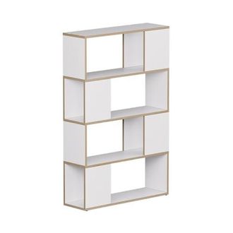 Vicco S&eacute;paration de pi&egrave;ce Eneos, Blanc/ch&ecirc;ne, 80x124.5cm