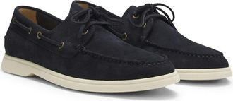 HUGO BOSS Bootsschuh Sienne aus Veloursleder mit Gummisohle in