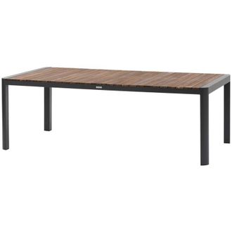Hesperide Hesperide - Table de jardin rectangulaire Paradize noyer & graphite 10 places en aluminium - Hesp&eacute;ride