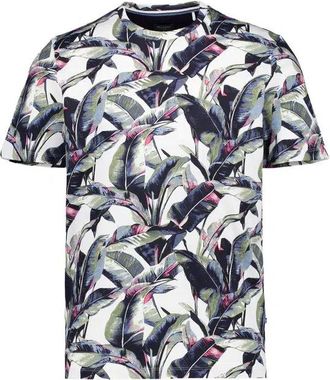 Olymp Herren T-Shirt mehrfarbig Baumwoll-Jersey