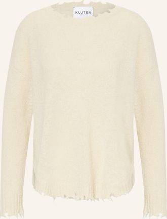 Kujten Kujten Cashmere-Pullover Mela weiss