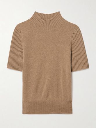 Khaite Talvi Pullover Aus Kaschmir Mit Stehkragen - Braun