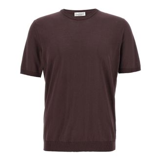 Roberto Collina Pull L&eacute;ger en Coton - Homme - Tops - Violet - Taille: XL
