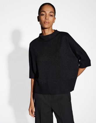 someday Strickpullover TIZZIA Loose mit dezentem Glanz