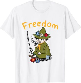 Moomin Snufkin Angelrute Freedom T-Shirt
