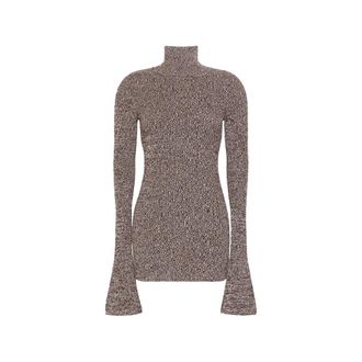 Sportmax High-neck Flared-sleeve Sweater