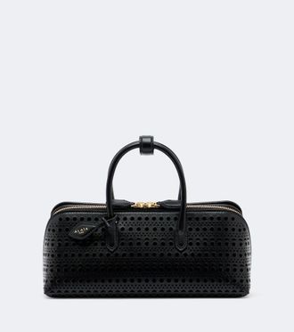 Alaia Ala&iuml;a Sac &agrave; main Delta Medium Vienne en cuir