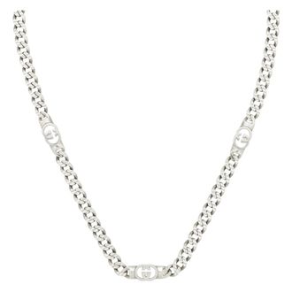Gucci Gliederketten-Halskette - - Accessories - Damen - Grau - ONE SIZE