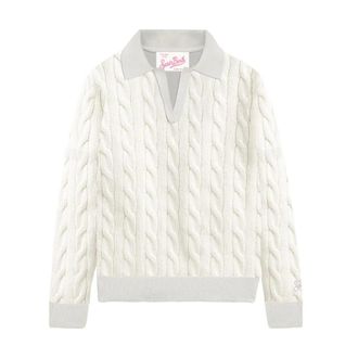 MC2 Saint Barth Cassy Braid - - Knitwear - Herren - Wei&szlig; - XS