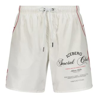 Iceberg Herren, Bademode, Wei&szlig;, 2XLGr&ouml;&szlig;e