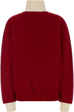 Ami Bicolor Zip Sweatshirt - Red
