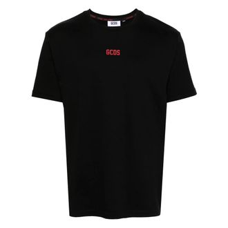 GCDS Schwarzes Tee Shirt - - Tops - Herren - Schwarzk - 2XS