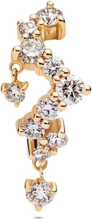 Maria Black 14kt recycelter Sky Gelbgoldohrring mit Diamanten