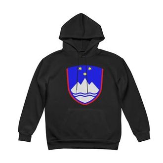Generic Sweatshirts &Agrave; Capuche Hommes Doublure Polaire Imprim&eacute; Graphique Slov&eacute;nie Embl&egrave;me National Pull Hoodie Hauts Streetwear Vintage Pull De D&eacute;tente Athleis
