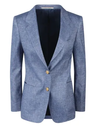 Tagliatore blazer &agrave; simple boutonnage - Bleu