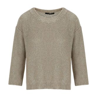 Max Mara Damen, Strickwaren, Beige, SGr&ouml;&szlig;e