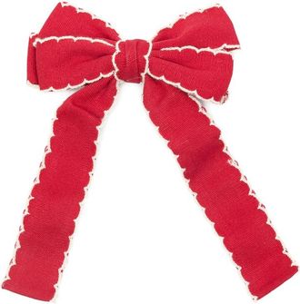 Stine Goya Scalloped-trim Bow Hair Clip