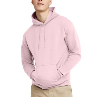 Hanes Herren EcoSmart Hoodie Midweight Fleece Pullover Hooded Sweatshirt Kapuzenpullover, Blasses Pink, XXX-Large