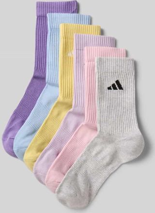 adidas Socken mit Label-Print im 6er-Pack