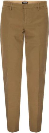 Dondup Homme, Pantalons, Brun, Taille: W36 Chinos Coupe Droite