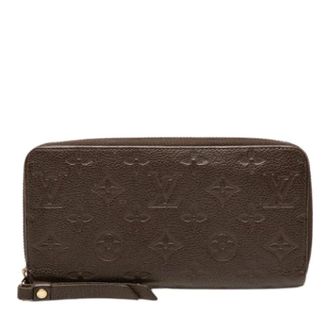 Louis Vuitton Portefeuille Zippy Pre-owned - Femme - Pre-owned - Brun - Taille: ONE Size